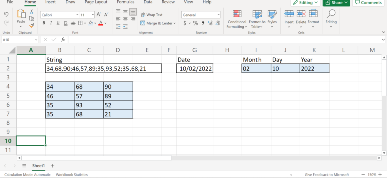 How to Use TEXTSPLIT Function in Excel - Sheetaki