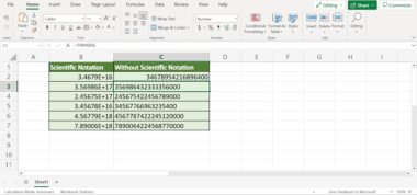 How to Get Rid of Scientific Notation in Excel - Sheetaki