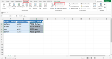 How to Do Product Codes in Excel - Sheetaki