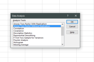 Performing Randomized Block Design ANOVA in Excel - Sheetaki