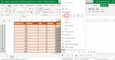 How to Perform Stratified Sampling in Excel - Sheetaki