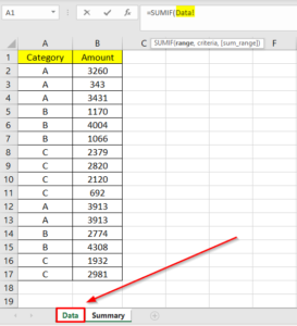 How to Use SUMIF From Another Sheet in Excel - Sheetaki