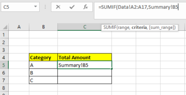 How to Use SUMIF From Another Sheet in Excel - Sheetaki