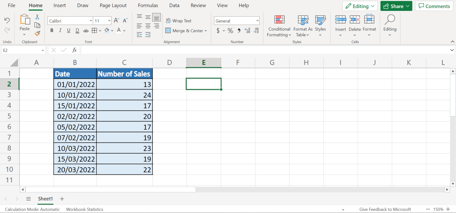 How to Group Data by Month in Excel - Sheetaki