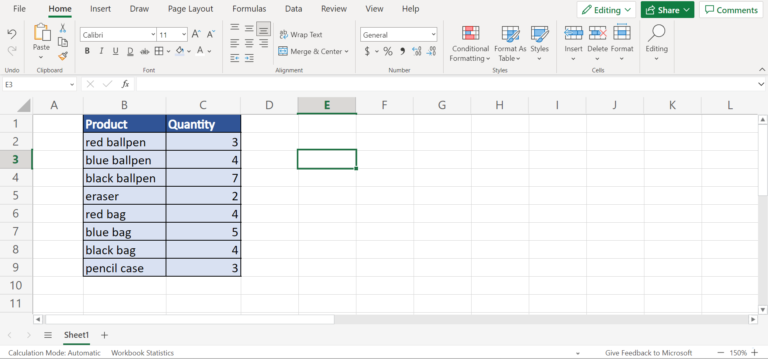 How to Count Names in Excel - Sheetaki