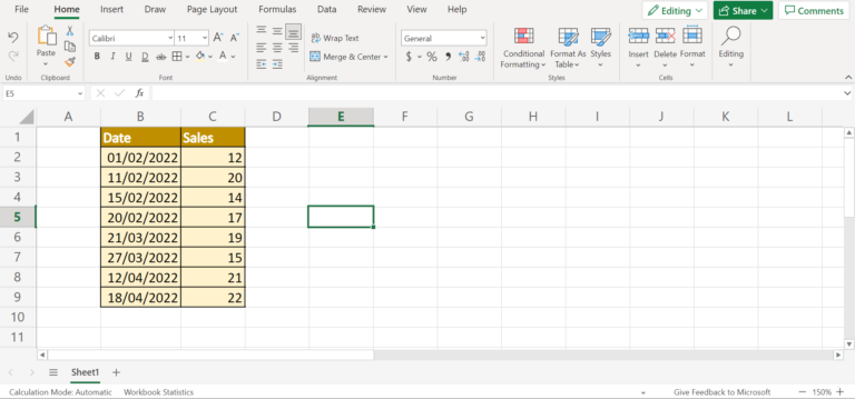 How to Plot a Time Series in Excel - Sheetaki