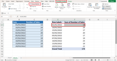 How to Group Data by Month in Excel - Sheetaki