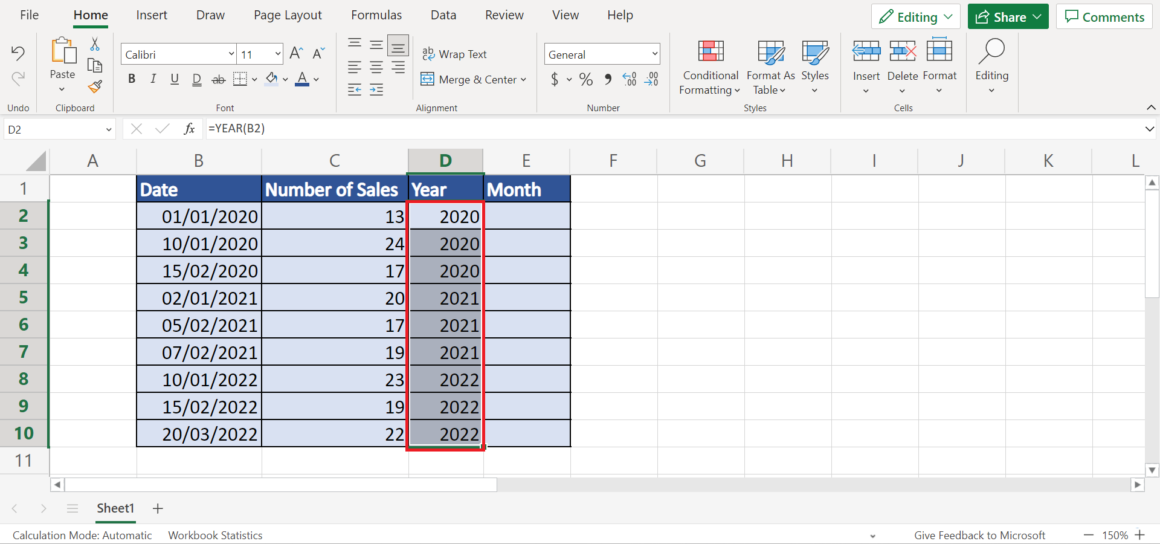 How to Group by Month and Year in Pivot Table in Excel - Sheetaki