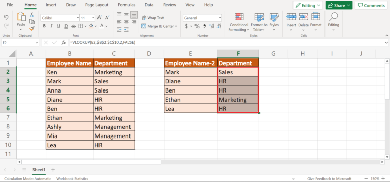 How to Match Two Columns and Return a Third in Excel - Sheetaki