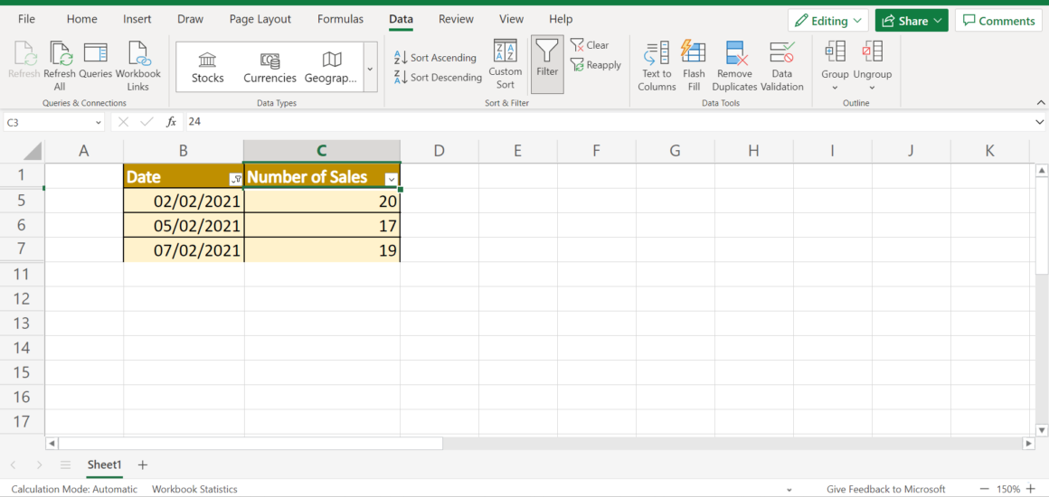 How to Filter Dates by Year in Excel - Sheetaki