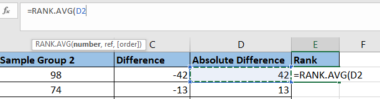 How to Perform a Wilcoxon Signed Rank Test in Excel - Sheetaki