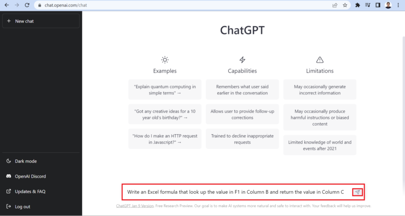 How to Use ChatGPT to Build Formulas in Excel - Sheetaki