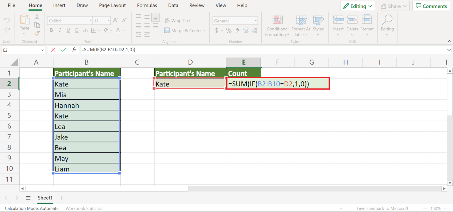 How To Count Frequency Of Text In Excel Sheetaki