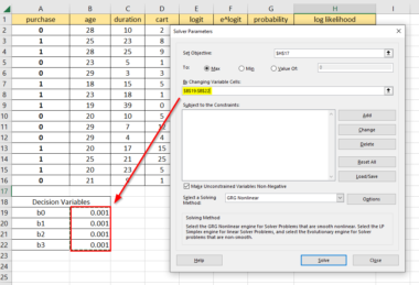 How to Perform Logistic Regression in Excel - Sheetaki