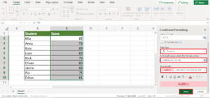 How to Do Conditional Formatting if Between Two Values in Excel