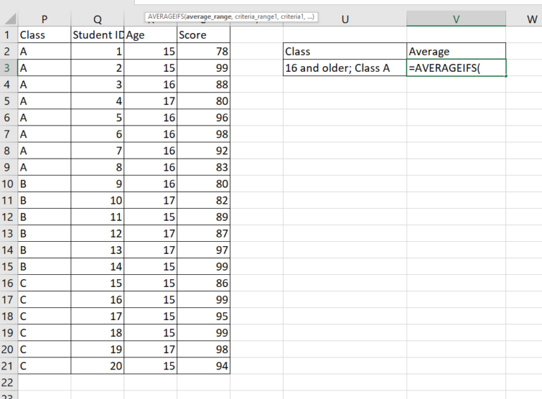 How To Calculate Conditional Mean In Excel Sheetaki