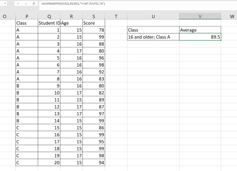 How To Calculate Conditional Mean In Excel Sheetaki