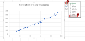 How To Add A Regression Line To A Scatterplot In Excel - Sheetaki