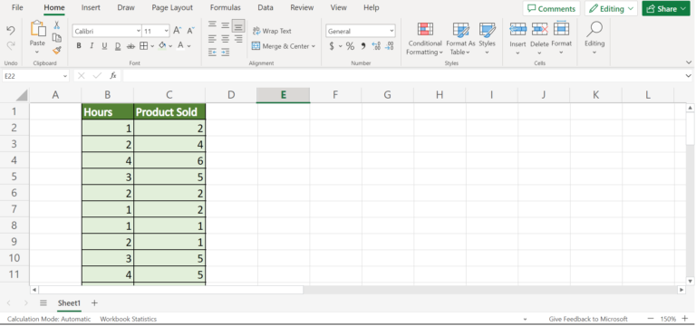 How to Calculate R-Squared in Excel - Sheetaki