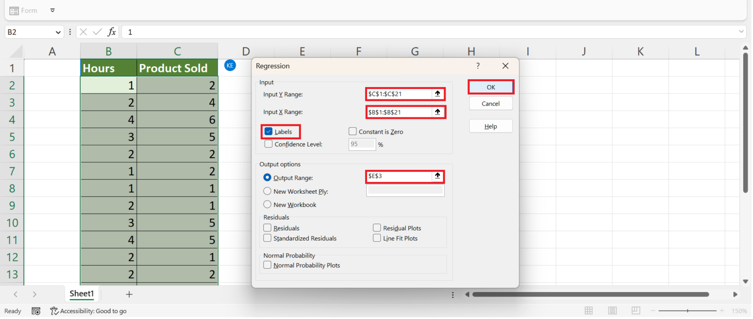 How to Calculate R-Squared in Excel - Sheetaki