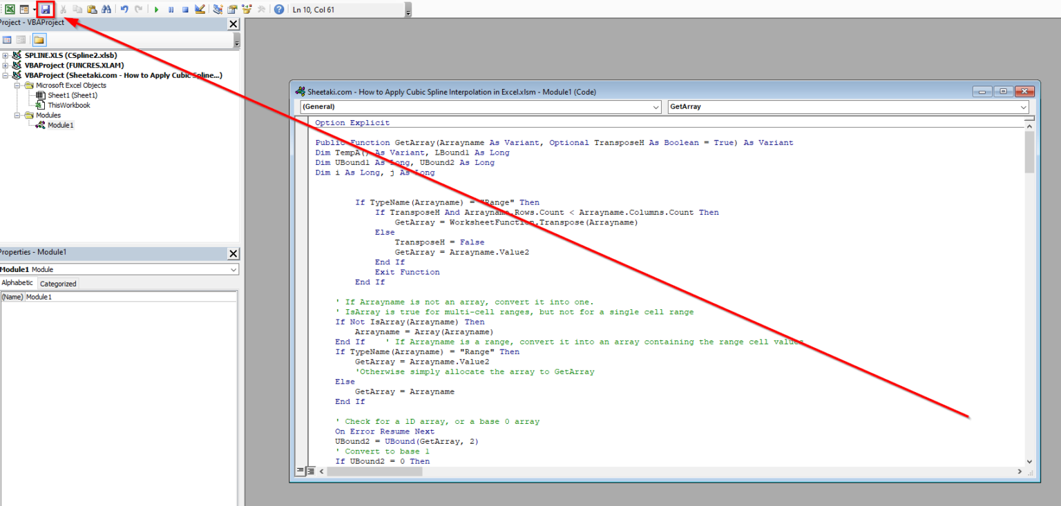 How to Apply Cubic Spline Interpolation in Excel - Sheetaki