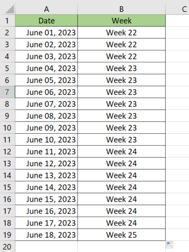 How to Add Text Prefix with Custom Format in Excel