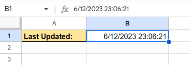How to Insert a Static Timestamp in Google Sheets - Sheetaki