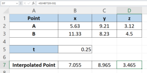 How to Do 3D Interpolation in Excel - Sheetaki