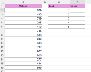 How to Use LARGE Function in Excel - Sheetaki