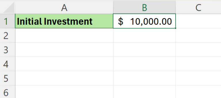 How To Calculate ROI Using Excel - Sheetaki