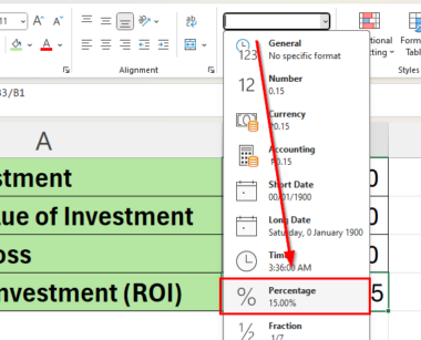 How To Calculate ROI Using Excel - Sheetaki