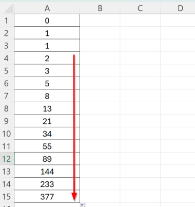How to Create Fibonacci Sequence in Excel - Sheetaki