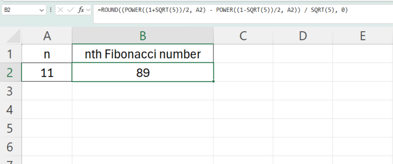How to Create Fibonacci Sequence in Excel - Sheetaki