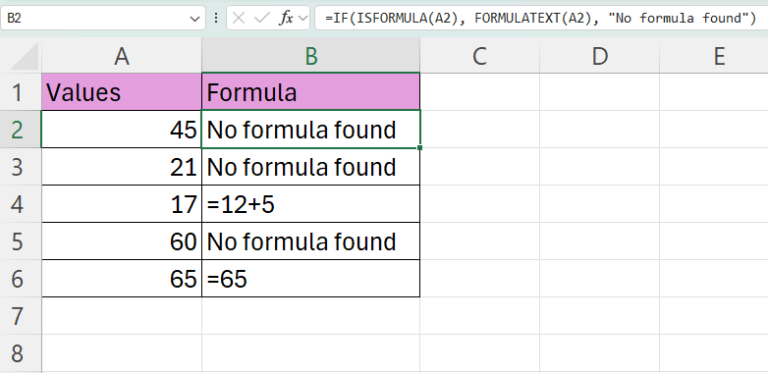 How to Use the FORMULATEXT Function in Excel - Sheetaki