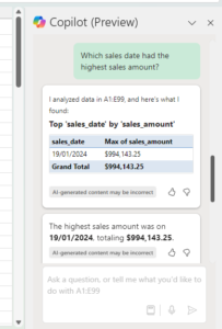 How to Use Copilot in Excel (With Examples) - Sheetaki