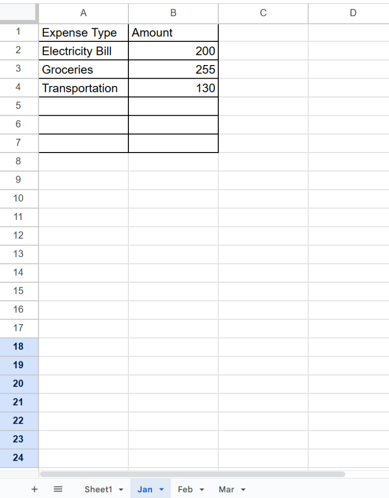 How to Reference a List of Tab Names in Query in Google Sheets - Sheetaki